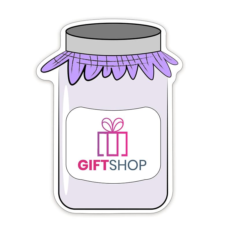 Jar Shaped NoteKeeper™ Magnet 35 Mil - Custom printed with your logo ...